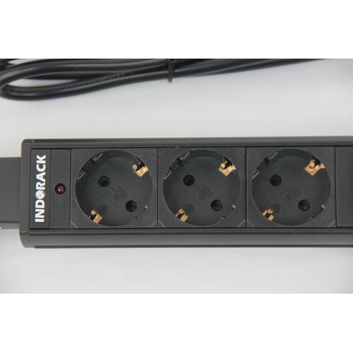 Jual PDU Power Socket Indorack P03 PDU 3 Outlet Germany Series with ...