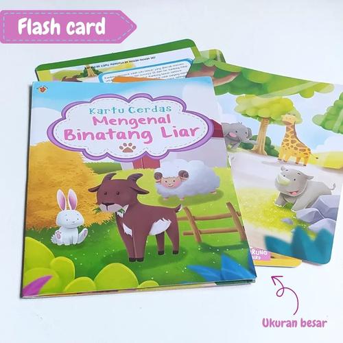 Jual kartu cerdas mengenal binatang (flash card) - Kab. Sleman ...