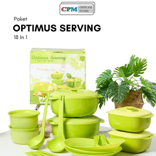 Promo Optimus serving set of 18 pcs /tempat sayur prasmanan /tempat ...