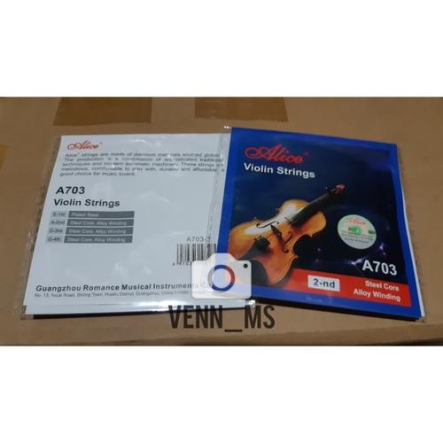 Jual SENAR BIOLA VIOLIN E A D G DAN SET A703 - SENAR 3(D) - Kota ...