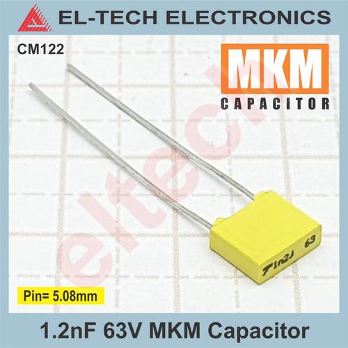 Jual 1.2nF 1.2 nF KpF Nano Farad MKM Capacitor Kapasitor - Kota ...