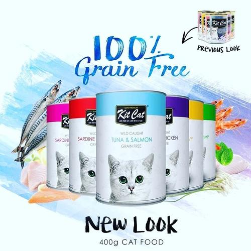 Jual Makanan Kucing Basah Kaleng Kit Cat 400gr Tuna Varian - Kota Depok ...
