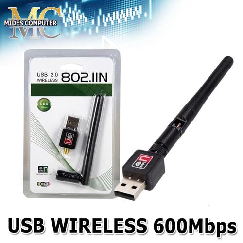 Jual USB WiFi Antena Wireless Adapter Mtech 2.4 G hz Set top Box Receiver - 600Mbps - Kota ...