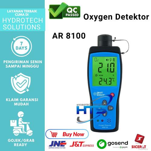 Jual Oxygen Tester Smart Sensor Ar8100 Detector O2 Analyzer Ar 8100
