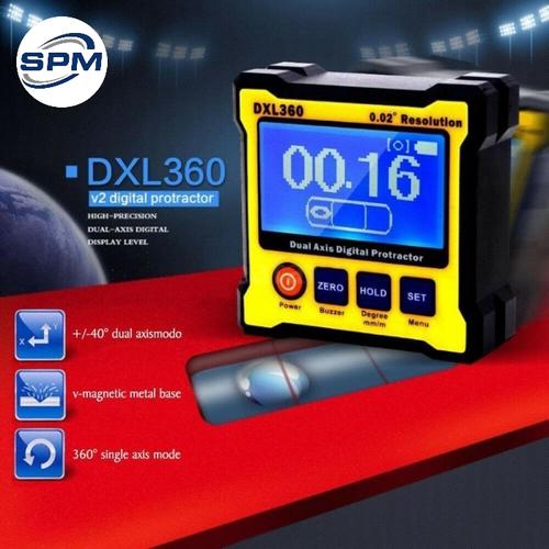 Jual Digital Protractor DXL360 Angle Finder Inclinometer Level DXL-360 Axis - Jakarta Barat ...