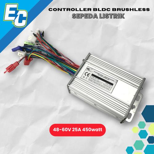 Jual Controller BLDC Brushless 48-60V 25A 450watt Sepeda Listrik - 48 ...