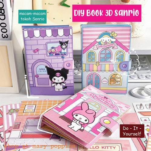 Jual Quiet Book DIY Sanrio Mainan Edukatif Busy Book Buku Aktivitas ...