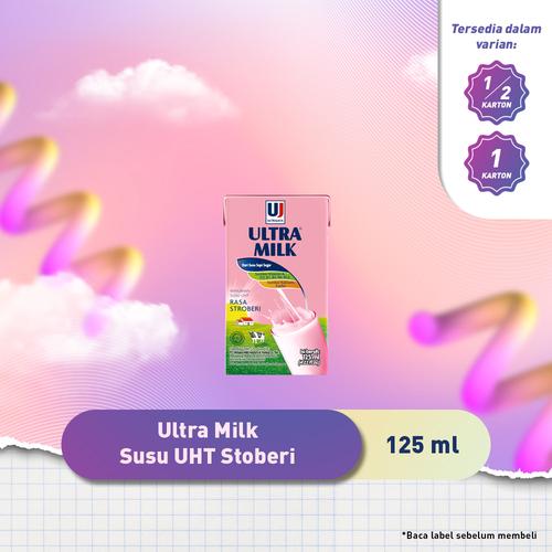 Jual Ultra Milk Susu UHT Strawberry 125 ml - Kab. Tangerang - Ultrajaya ...