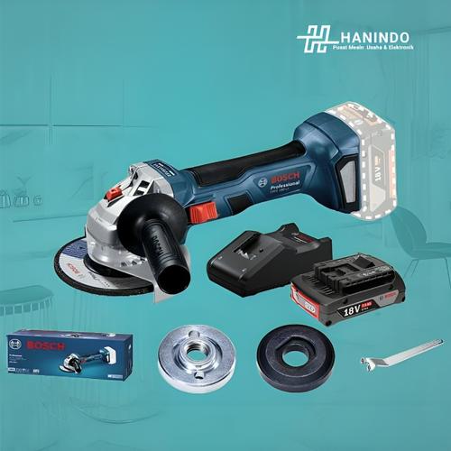 Jual Mesin Gerinda 4" Cordless GWS 180-LI + Baterai 18V 2Ah + Charger ...