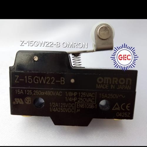 Jual Z-15GW22-B OMRON Basic Switch Model Short Hinge Roller Lever 15A 250V - Jakarta Barat ...