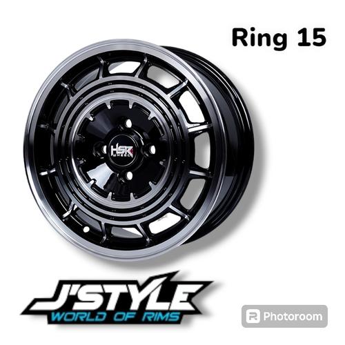 Jual velg mobil classic r15 HSR RTR ring 15 4x100 datsun,agya,sirion ...