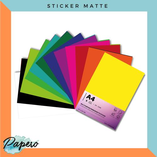 Jual Sticker Warna Matte Multifungsi A4 - Hijau - Kota Tangerang ...