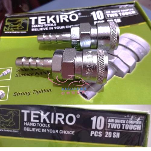Jual TEKIRO AIR QUICK COUPLER TWO TOUCH 20SH / COUPLER ANGIN 20SH 20 SH TEKIRO - Kota Semarang ...