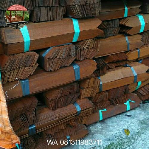 Jual atap sirap kayu Ulin Harga per m2 - Kota Cimahi - Sanggar gazebo ...