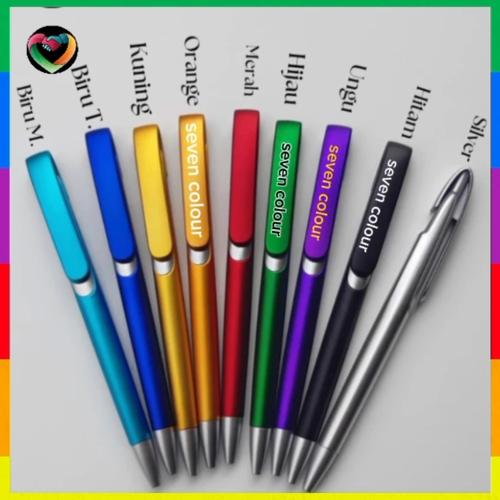Jual pulpen custom sablon 1 sisi 1 warna - Jakarta Pusat - Seven Colour ...