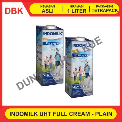 Jual SUSU INDOMILK UHT FULL CREAM PLAIN 1000 ML - Kab. Bandung - Garam ...