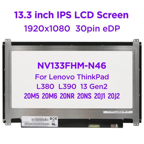 Jual LAYAR LED LCD LENOVO THINKPAD 13 L380 L390 FULLHD FHD IPS ...