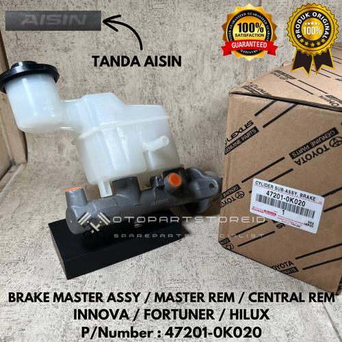 Jual MASTER REM CENTRAL REM ATAS BRAKE MASTER ASSY INNOVA / FORTUNER ...