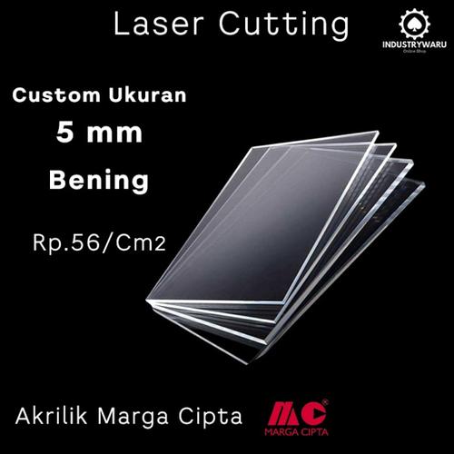 Jual Akrilik Bening 5mm Custom Laser Cutting - Kab. Sidoarjo ...