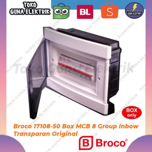 Jual Broco 17108-50 Box MCB 8 Group Inbow Transparan Original - Kota ...