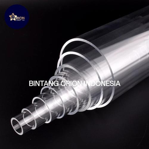Jual Tabung Akrilik Tube Pipa Acrylic Bening Clear Transparan od mm x id mm Per 50 Cm - 12mm x ...