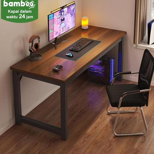 Jual 140CM Meja Makan Minimalis Meja Belajar Meja Kantor Besi Meja ...