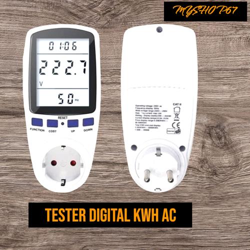 Jual WATT METER AC KWH Voltmeter Pengukur Power Daya Listrik Ukur Biaya ...