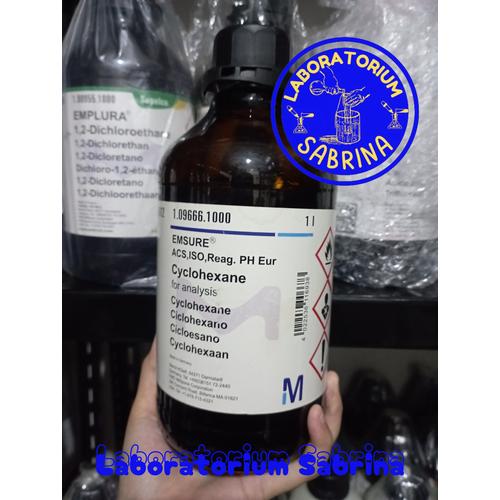 Jual CYCLOHEXANE 1L MERCK 109666 / 1.09666.1000 - Kab. Bandung ...