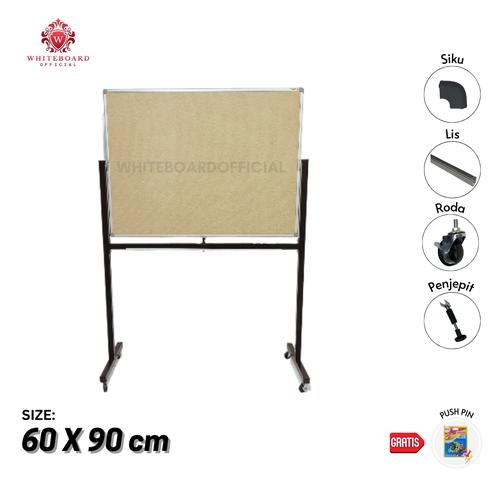 Jual Softboard 60 x 90cm Standing / Corkboard / Pin Board / Papan ...