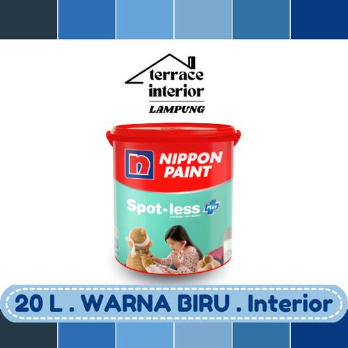 Jual Cat Tembok Spotless Plus Nippon Paint Interior Warna Biru 20 L ...