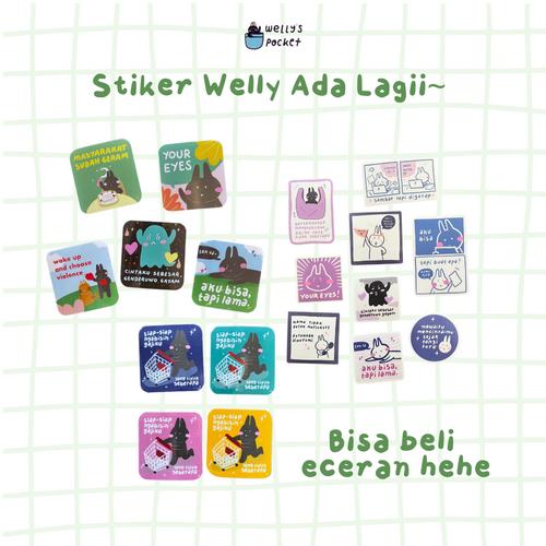 Jual Stiker Welly Die Cut (Paket dan Satuan) - Tapi Lama Pink - Kota ...