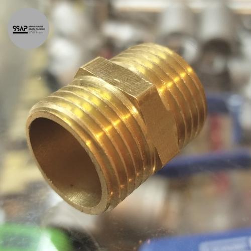 Jual Double nepel kuningan drat 1" inch / double nipple kuningan - Jakarta Barat - SINAR SUKSES ...