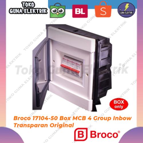 Jual Broco 17104-50 Box MCB 4 Group Inbow Transparan Original - Kota ...