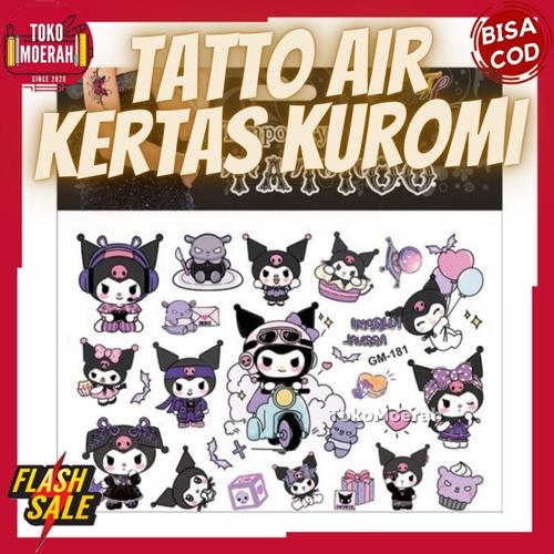 Jual TATTOO AIR SANRIO KUROMI KERTAS MAINAN TATO SANRIO KUROMI TATOO ...