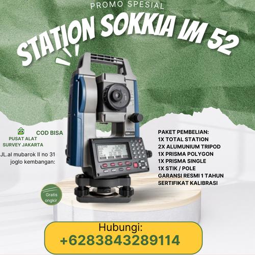 Jual Total Station Sokkia iM 52 Reflectrolles Harga Murah SDR Basic - Jakarta Barat - PUSAT ALAT ...