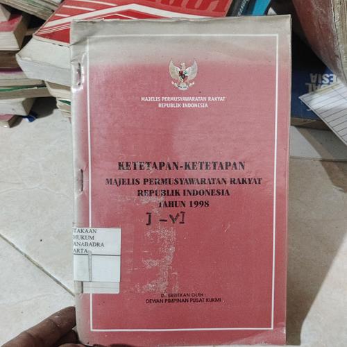Jual ketetapan-ketetapan majelis permusyawaratan rakyat Republik ...