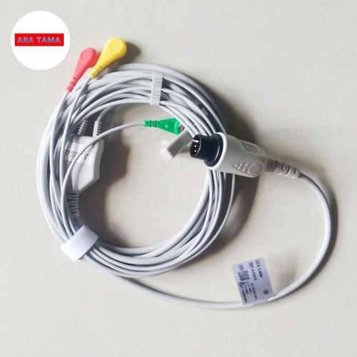 Jual Kabel ECG EKG 3 lead Pasien Monitor 6 Pin compatible Mindray MEC ...