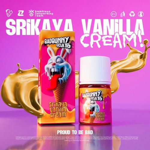 Jual Bad Bunny Gelato Srikaya Vanilla Cream 60ML by Bad Bunny Juice ...