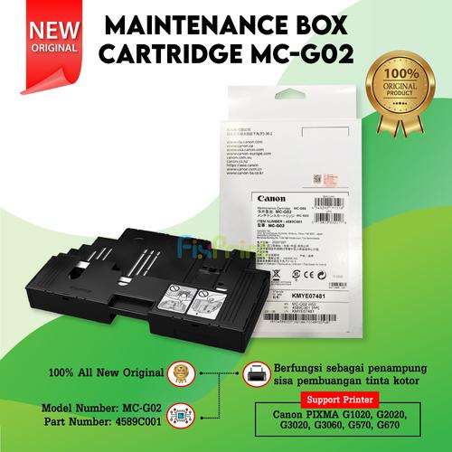Jual Maintenance Box Canon MC-G02 Cartridge Original G3020 G2020 G1020 ...