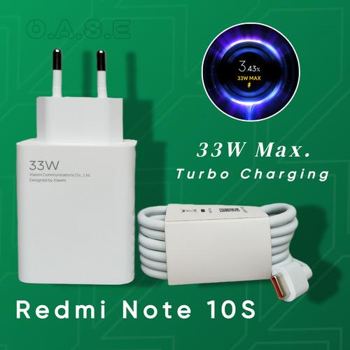 Jual Charger Xiaomi Redmi Note 10S USB C Turbo Charging 33 Watt ...