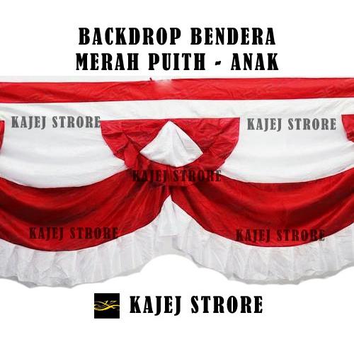 Jual Backdrop Bendera Merah Putih 10 Gelombang Desain Anak - Kab ...