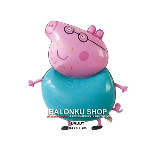 Jual Balon Foil Peppa Pig Jumbo / Balon Peppa Pig Biru / Balon Peppa ...