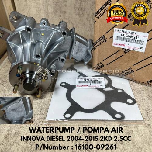Jual WATERPUMP POMPA AIR INNOVA HILUX FORTUNER DIESEL 2KD 1KD AISIN ...