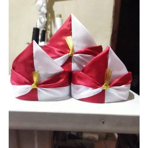 Promo bando merah putih,bendo merah putih,blangkon, topi merah Putih ...