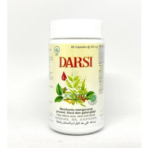 Jual Darsi botol Isi 100 60 30 Kapsul Original Obat herbal bpom Ampuh ...