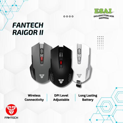 Promo FANTECH MOUSE WIRELESS GAMING RAIGOR II WG10 BLACK - Jakarta ...