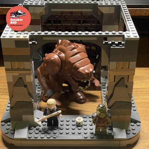 Jual Lego Star Wars Jabba Rancor Pit 75005 Set Minifigure Bekas Luke ...