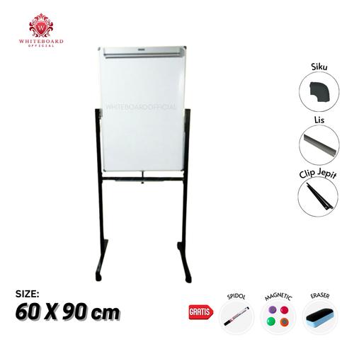Jual Clipboard Standing / Whiteboard / Papan Tulis / 60 x 90cm / Sakana ...