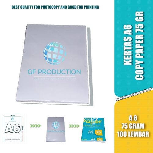 Promo Kertas HVS A6 75gr 100 Lembar / Copy Paper A6 75gsm 100 Lembar ...