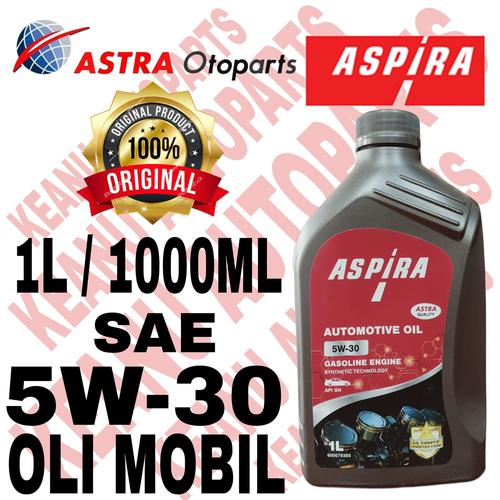 Jual OLI ASPIRA 5W - 30 1 LITER ORIGINAL BY SHELL ASTRA UNTUK SEMUA JENIS MOBIL - Jakarta Timur ...